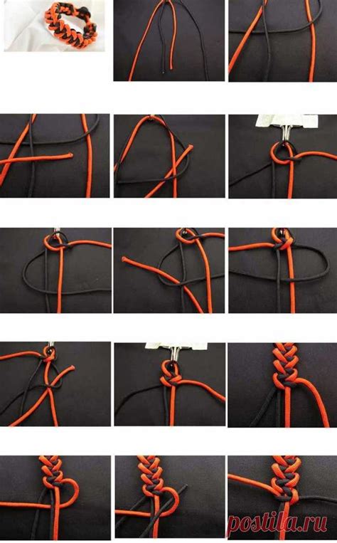 Как плести браслет из паракорда своими руками схемы описание и прим Паракорд Постила
