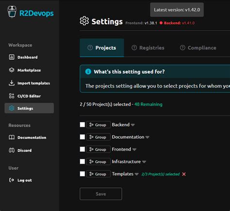 143 Release R2devops Documentation