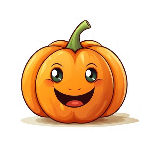 Premium Ai Image Happy Pumpkin Cartoon Mascot