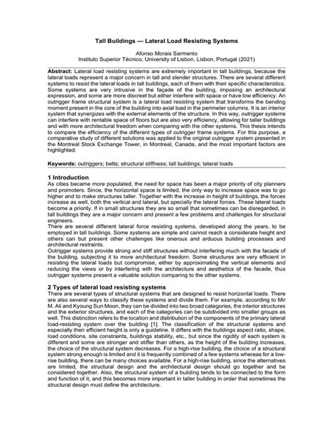 Extendedabstract Pdf Truss Beam Structure