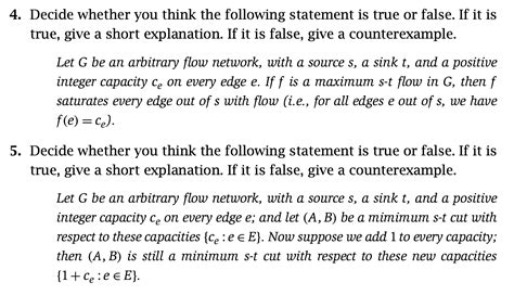 Solved Provide Justification For The Solutions