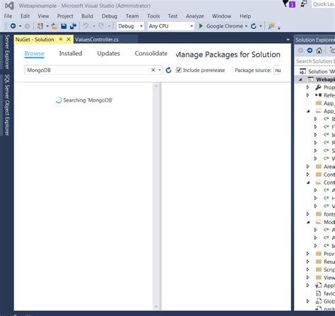 Web Api Not Able To Get Mongodbdriver Nuget For Webapi Project Stack Overflow