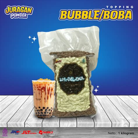 Jual Tapioka Pearl Boba Bubble Brown Sugar 1 Kilogram Bubble 1 Kg Boba 1 Kg Toping Bubble