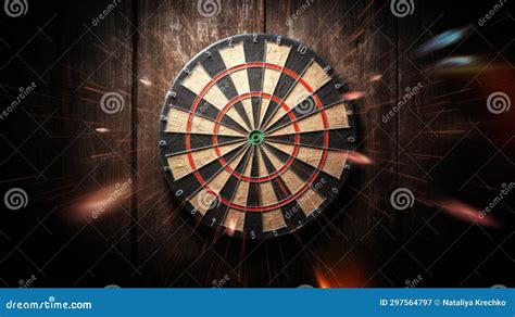 Classic Dart Board Background Close Up Stock Image Image Of Accuracy