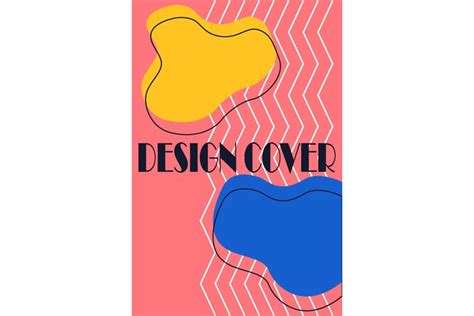 Abstract Poster Doodle Spots Curve Zigzag Lines Geometric