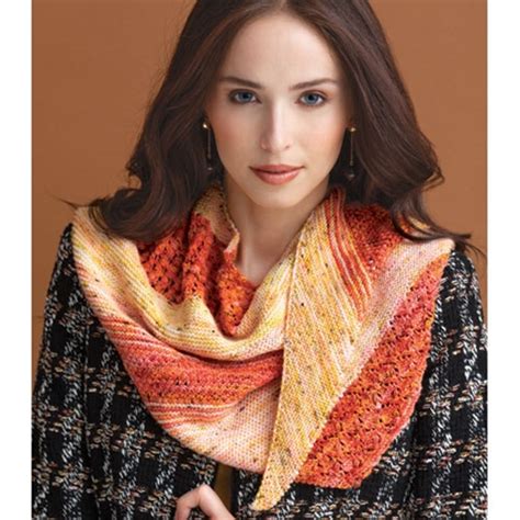 Offset Triangle Shawl Vogue Knitting