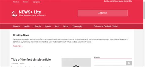 Drupal Bootstrap Themes Top Free And Paid Themes