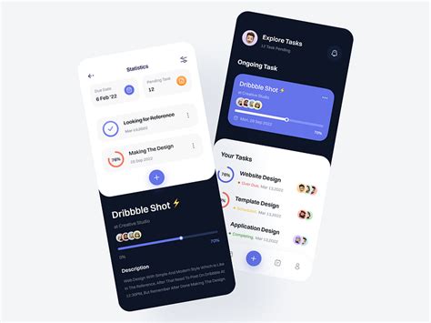 Task Management App Design By Uishark For Ui Sharks On Dribbble