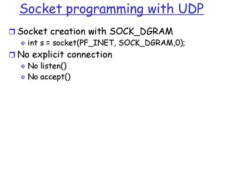 Socket Programming With Udp Ppt Download