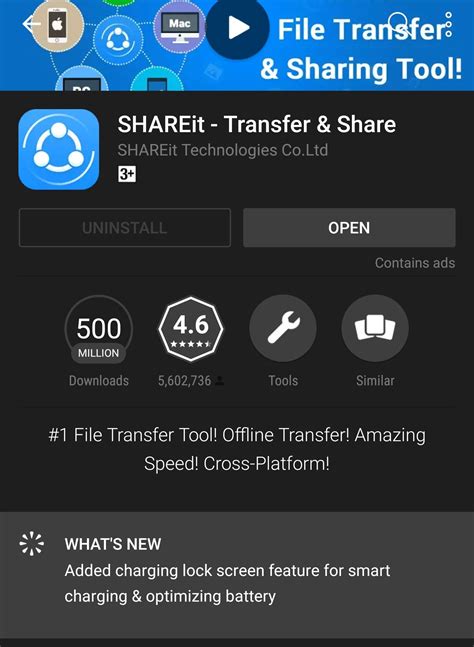 shareit app has added lockscreen malware adware android