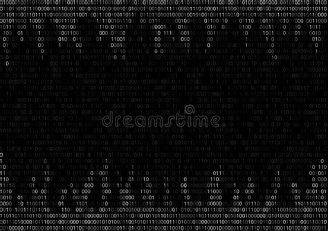 0 Number With 1 Number Of Ascii Code Stock Illustration Illustration