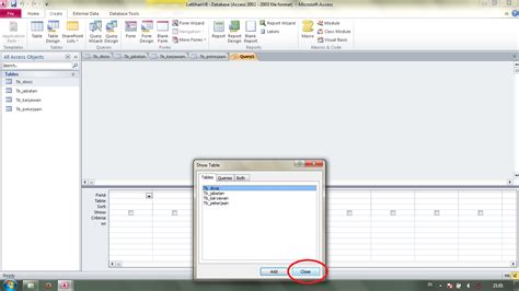 Cara Membuat Database Di Microsoft Access Dan Perintah Query ~ Ilmu Pendidikan Teknik Komputer