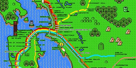 Super Mario Map Of Bart — The Bold Italic — San Francisco