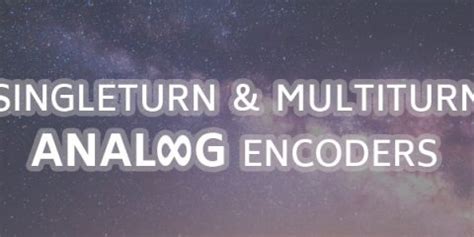 Hohner Automation Incremental Absolute Encoders