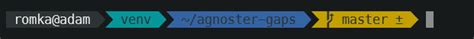 github romkatv agnoster gaps agnoster zsh theme with gaps between