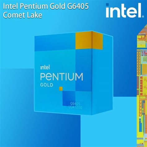 Jual Processor Intel Pentium Gold G6405 4 1ghz Socket Lga 1200 Comet Lake Di Seller Eses