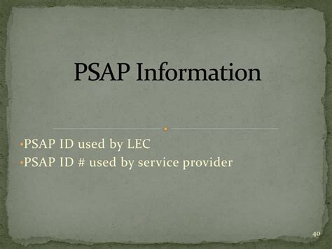 PPT Managing Failures In The PSAP A View From Inside The Events A Review Of The Events
