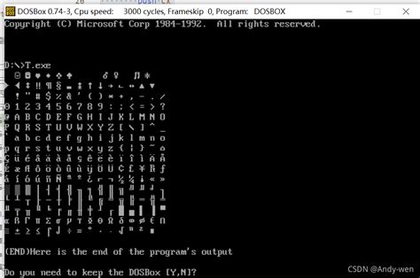 汇编实验5 Dos、bios调用编一程序将这些ascii码表示的字符以16行16列的表格形式显示出来要求显示时按asc Csdn博客