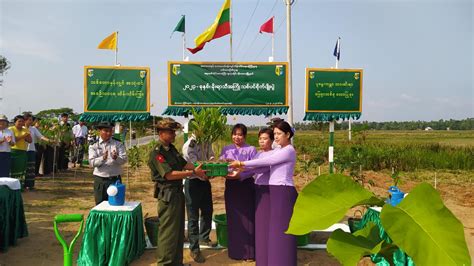 ဘိုကလေးမြို့နယ်တွင် မိုးရာသီအကြို သစ်ပင်စိုက်ပျိုးပွဲကျင်းပ