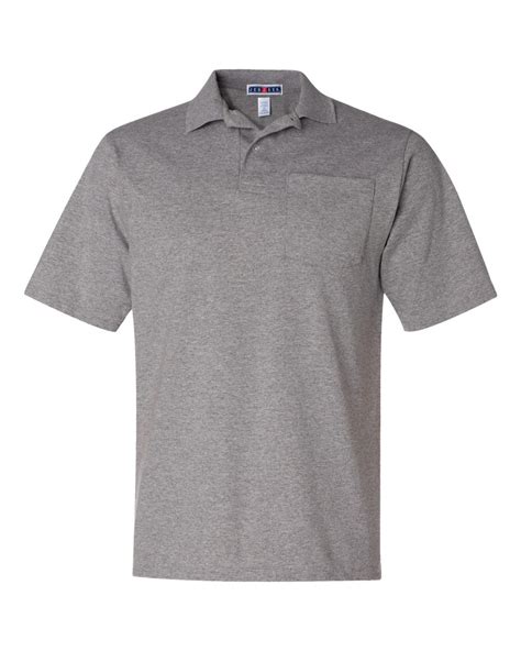 Jerzees Spotshield™ 5050 Sport Jersey Polo Shirt With Pocket Mens