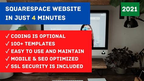 do it yourself tutorials how to make squarespace website in just 4 minutes 2021 english