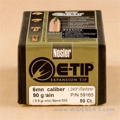 6mm Bullets For Sale At Wideners Reloading