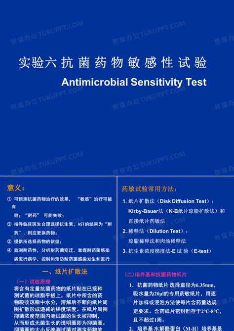 药敏试验ppt模板下载 编号lgyegdjp 熊猫办公