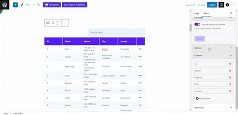 EB Data Table Essential Blocks