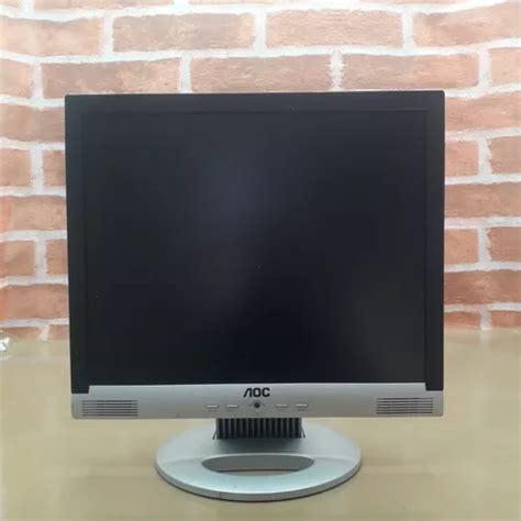 Monitor Lcd Aoc 17 Pol Usado Ler Descrição Parcelamento Sem Juros