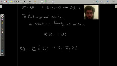 4b l23p1 using eigenstuff to get solutions to linear homogeneous ode