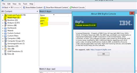 solved cannot see the query app in webui platform bigfix forum