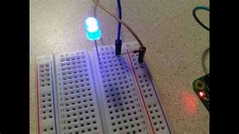 Raspberry Pi Project 1 Led Circuit Youtube