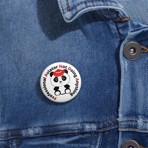 Panda Button In 3 Sizes Etsy