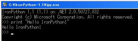 Ironpython It