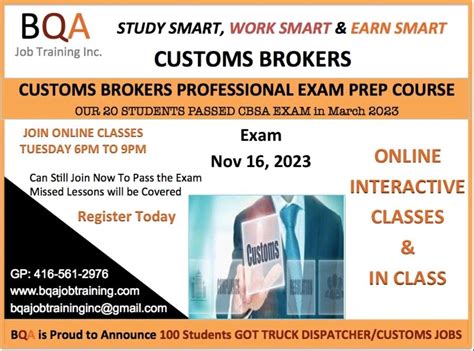 Gurvinder Puri On Linkedin Re Cbsa Licensed Customs Brokers Exam