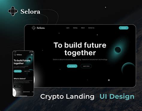 Crypto Defi Landing Page Ui Design Behance