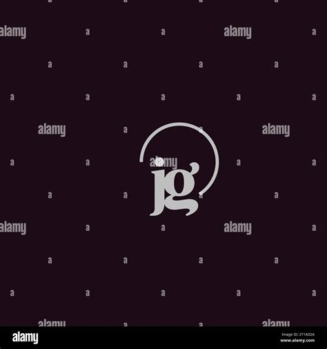 Jg Initials Logo Monogram Design Ideas Stock Vector Image And Art Alamy