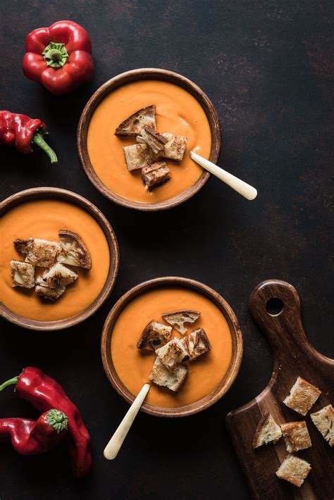Roasted Red Pepper Sweet Potato Soup