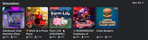 Roblox Discovery Categories Can Sometimes Show Too Few Results Roblox Application And Website