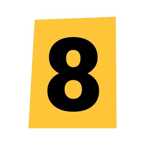 벡터 몸값 글꼴 숫자 8은 신문이나 잡지에서 잘라냅니다 범죄 문자 8 몸값 다채로운 숫자 프리미엄 벡터