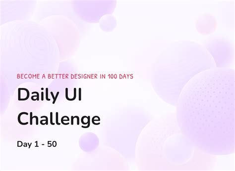 Daily Ui Challenge Day 1 50 Behance