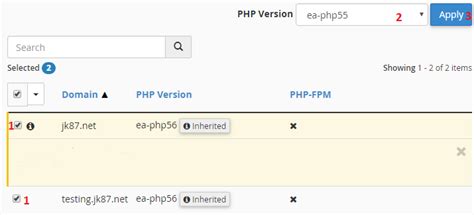 Php Set Php Version Settings And Handler Using Multiphp