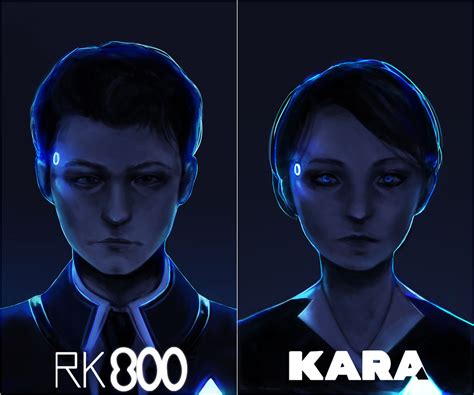 Detroit Become Human Kara And Connor V2 By Myelia On Deviantart