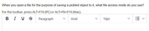 Solved When You Open A File For The Purpose Of Saving A Chegg Com