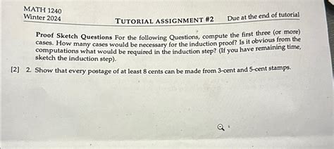 Solved Math 1240nwinter 2024ntutorial Assignment