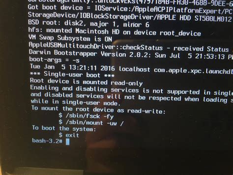 Macos Disk Utility Detecting Error In Single User Mode But Not When Disk Utility Is Opened