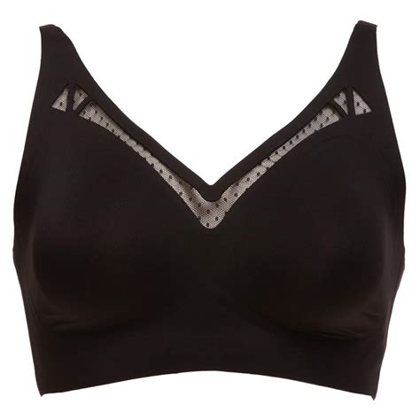 Rhonda Shear Swiss Dot Gel Bra 23366545 Hsn