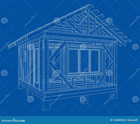 Private House Sketch Vector Stock Vector Illustration Of Exterior Architectural 134280748