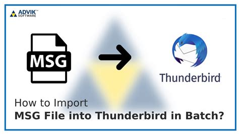 how to import msg files to thunderbird in 2024