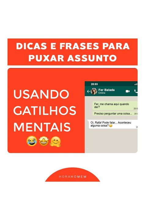 Como Puxar Assunto No Whatsapp Puxa Assunto Como Puxar Conversa